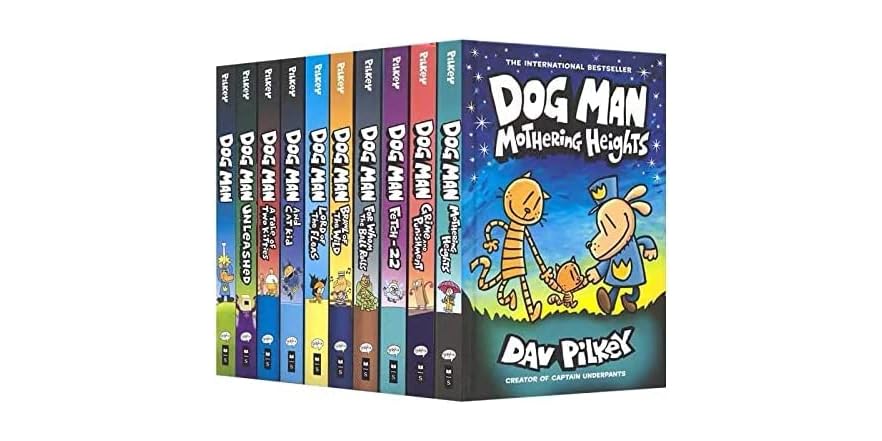 A Library of DogMan 1-11 Books Collection