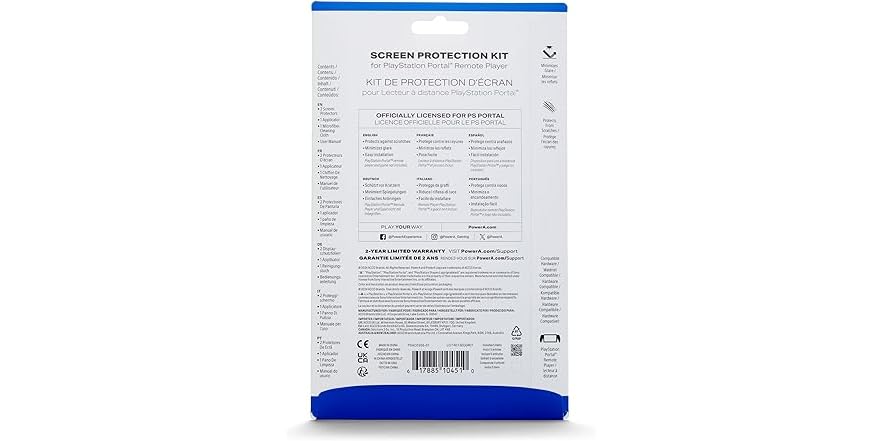 PowerA Screen Protection Kit for PlayStation Portal