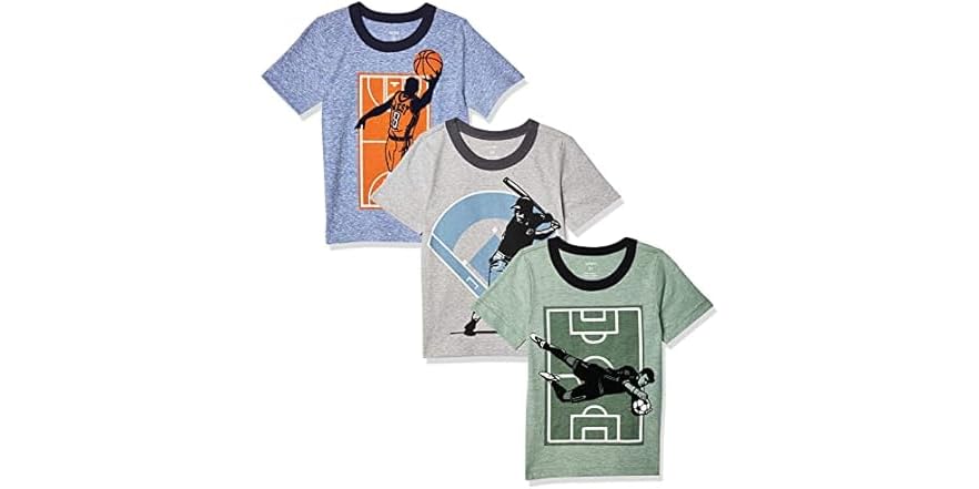 Carter's Big Boy's 3-Pack Graphic Tee (5)