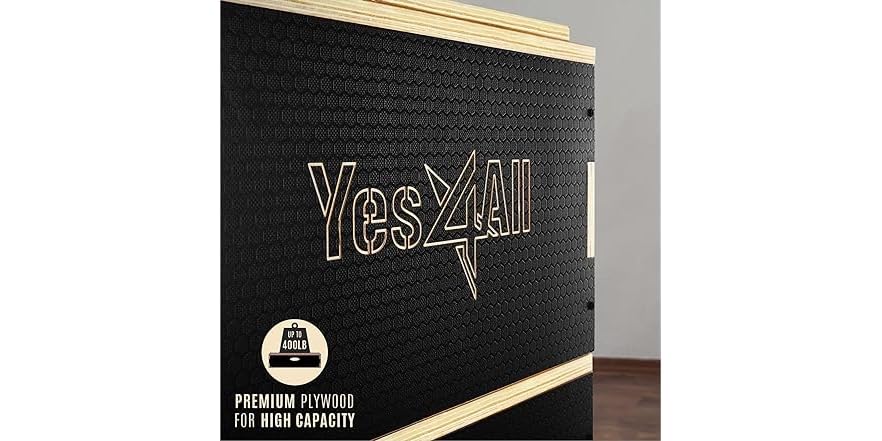 Yes4All Stackable Wooden Plyo Box