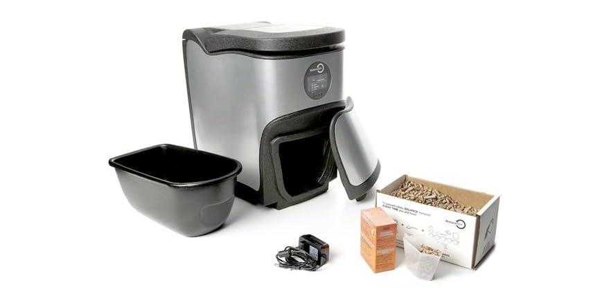 Ultra Metallic Silver Composter