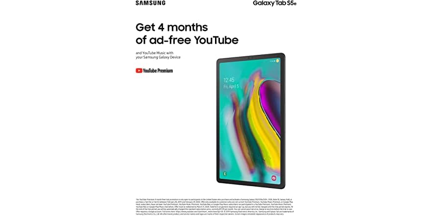 Samsung Galaxy Tab S5e 10.5" (Open Box)