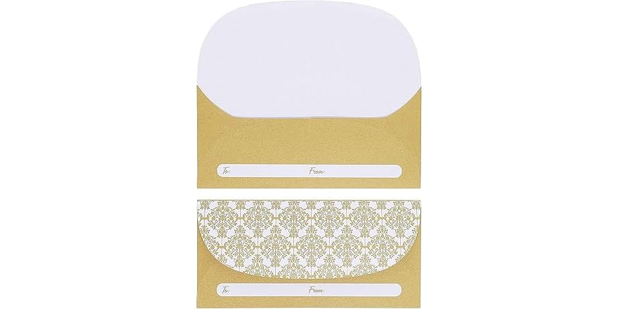 200 Pack Gold Money Envelopes