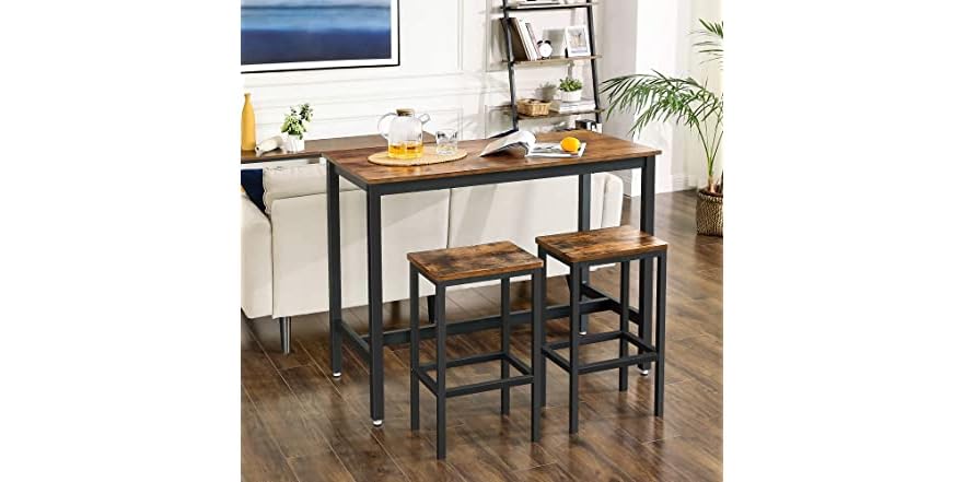 VASAGLE Bar Table Set