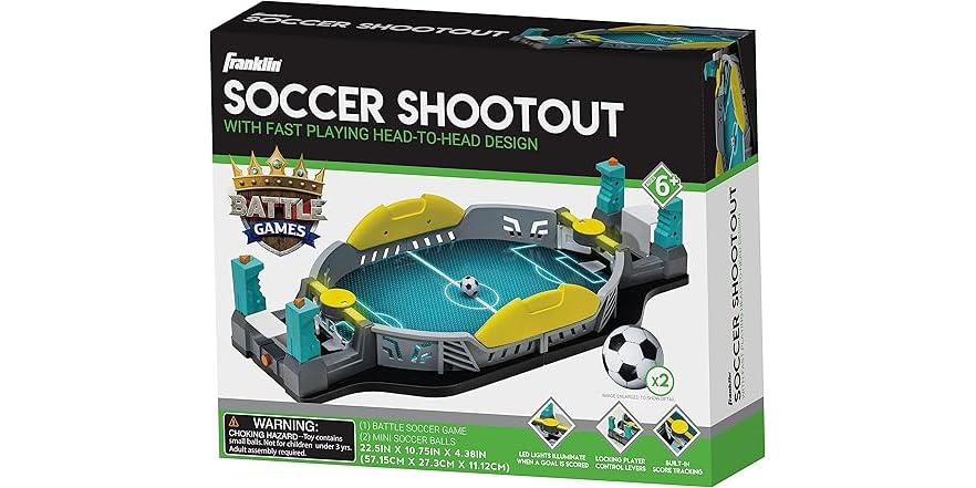 Franklin Sports Mini Tabletop Soccer Shootout Game
