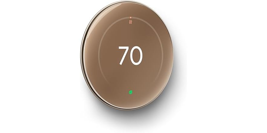 Google Nest 4th Gen Thermostat + 2nd Gen Sensor - Gold