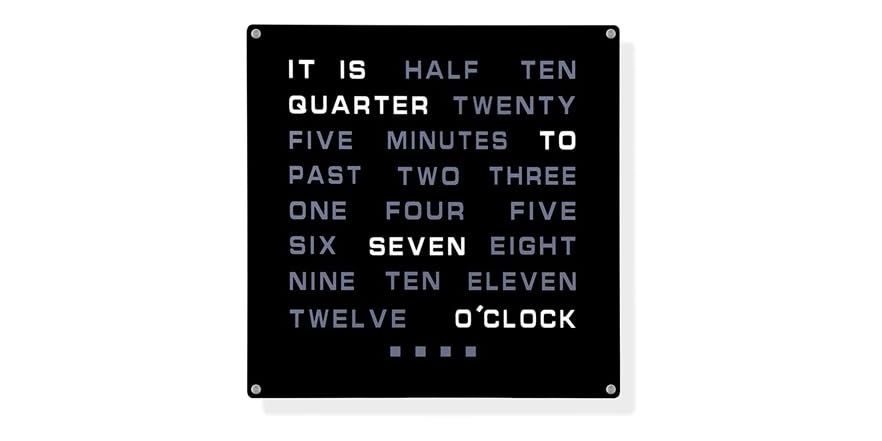 LED Wall Word Clock