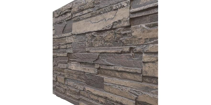 Ekena Millwork EverStone Cascade Faux Stone Panel
