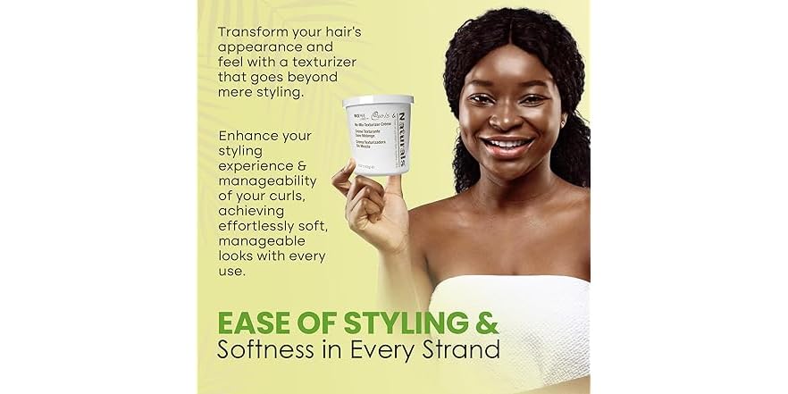 Curls & Naturals Texturizer Hair Softener with Moroccan Argan Oil