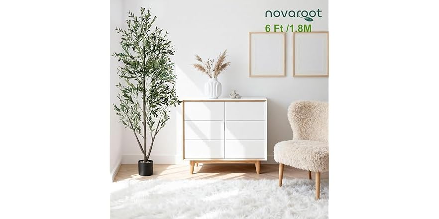 NOVAROOT Artificial Indoor Olive Tree (Open Box)