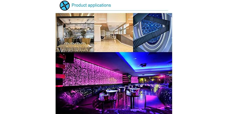 ALSEYE Color Changing LED Tape Lights