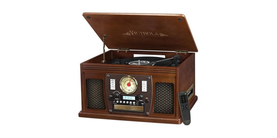 Victrola Aviator 8-in-1 Bluetooth Turntable