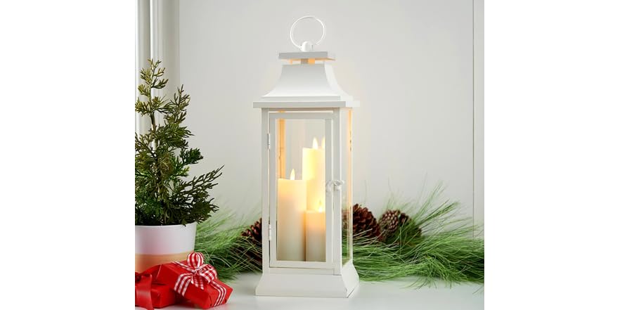 Luminara 16" Heritage Tri-Candle Lantern