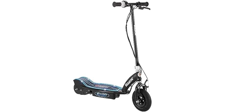 Razor E100 Glow Electric Scooter Age 8+ (Open Box)