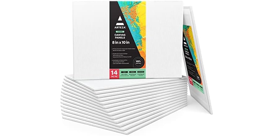 ARTEZA Canvas Boards for Painting Varies