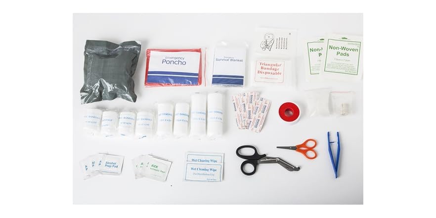 12 Survivors Mini First Aid Rollup Kit
