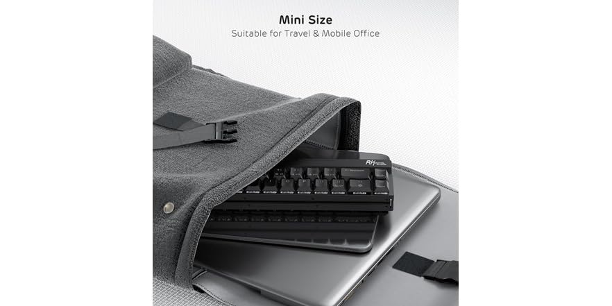 ROYAL KLUDGE F68 60% Foldable Mechanical Keyboard (Open Box)