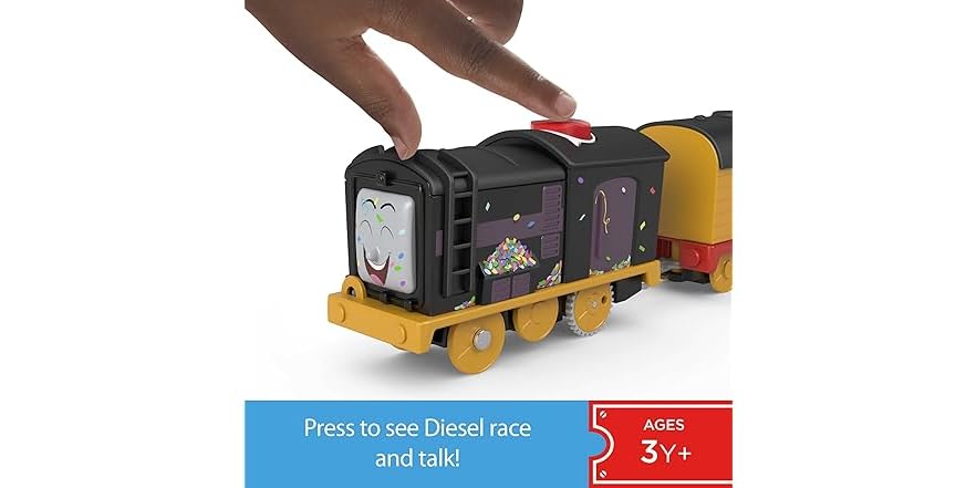Motorized Toy Train Talking Diesel Engine