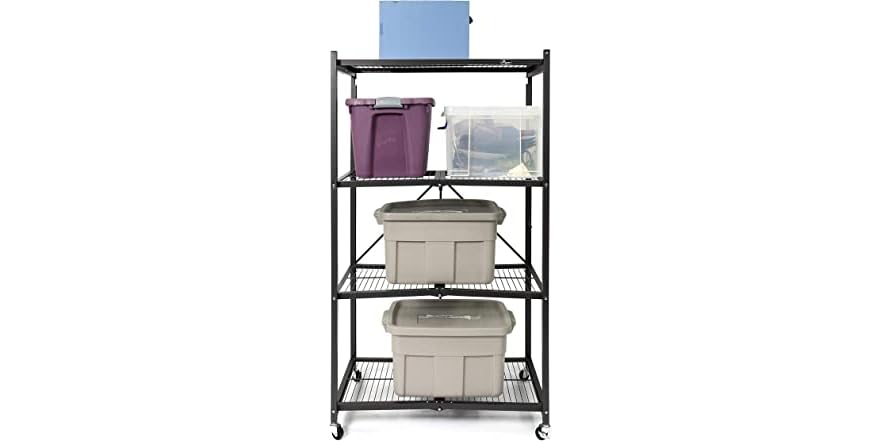 Origami Storage Shelves on Wheels