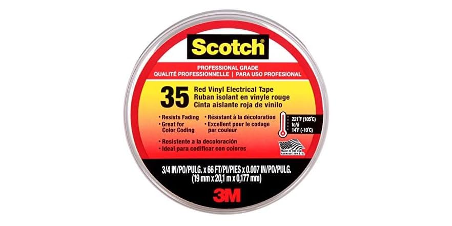 Scotch 3M Scotch 35 Vinyl Electrical Color Co