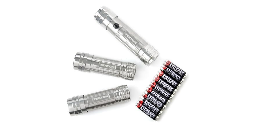 LED Flashlight Set, 3-Piece
