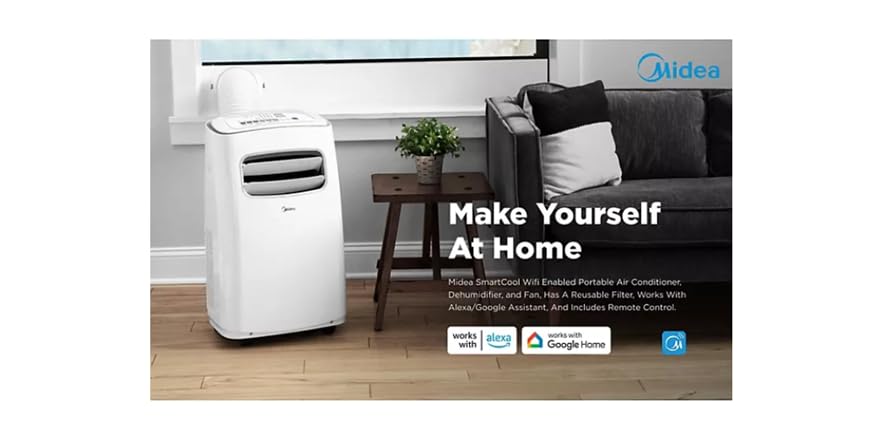 Midea 3-in-1 10000BTU Smart Portable AC