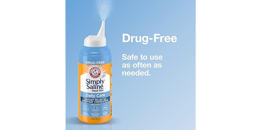 ARM & HAMMER Simply Saline Nasal Mist 4.5oz