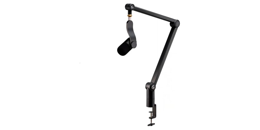 Logitech Yeticaster GX RGB Microphone and Boom Arm