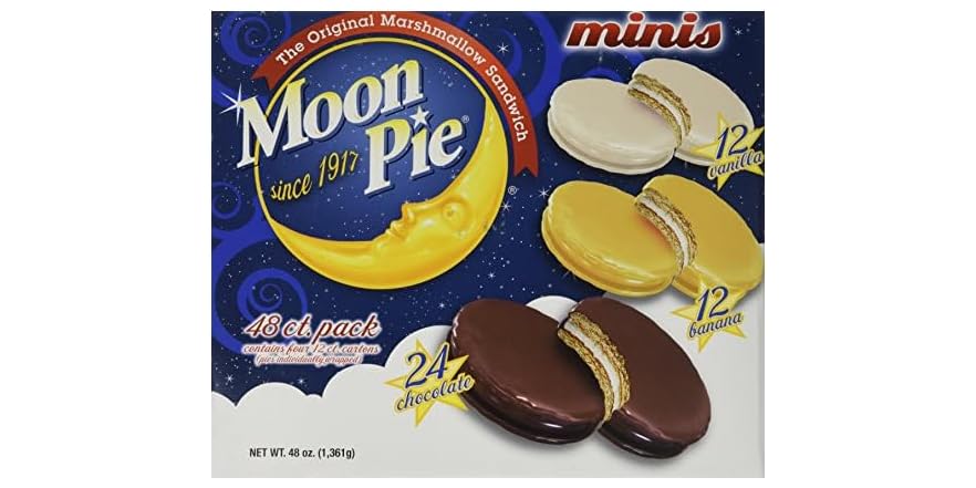(48 Count) Moon Pie Mini Variety Pack