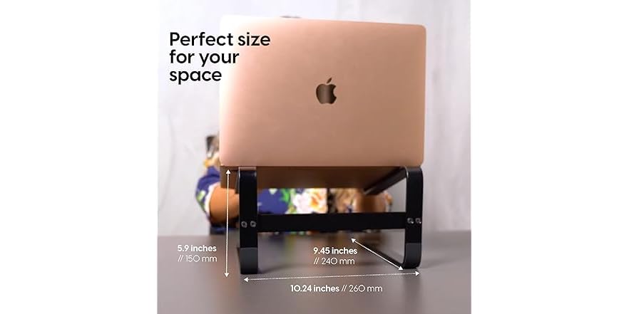 TALK WORKS Ergonomic Laptop Stand for Desk