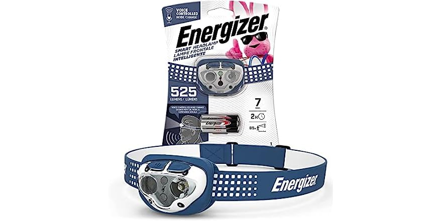 Energizer Headlamp Smart LED with Voice Activation (w/Batteries)