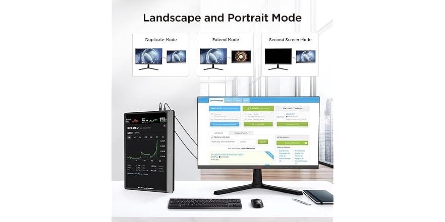 KOORUI 15.6" FHD Portable Monitor (Open Box)