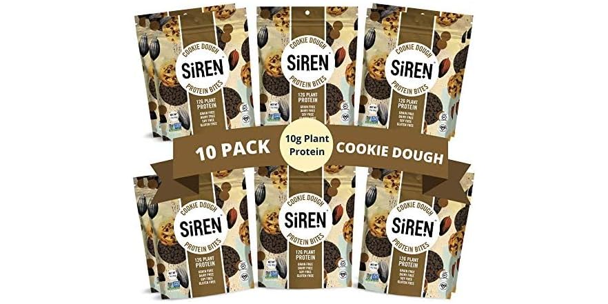 Siren Snacks Cookie Dough 10 Pack