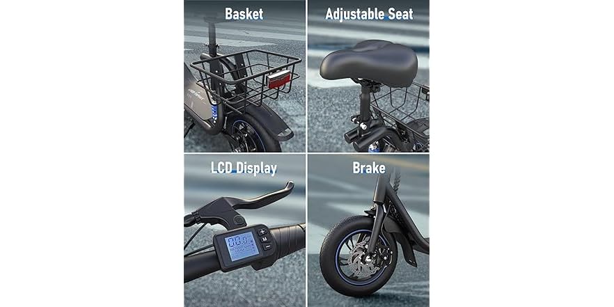 URBANMAX C1 Electric Scooter with Seat