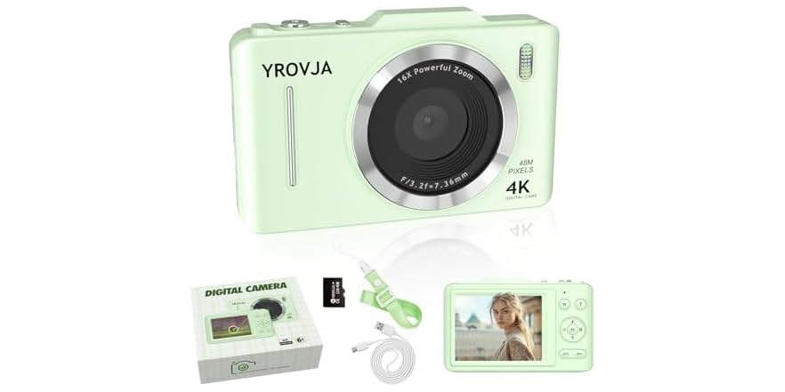 ZHIXJIA FHD 4K Vlogging Digital Camera