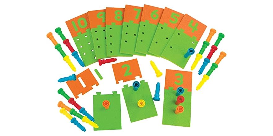 Lauri Number Puzzle Boards & Pegs