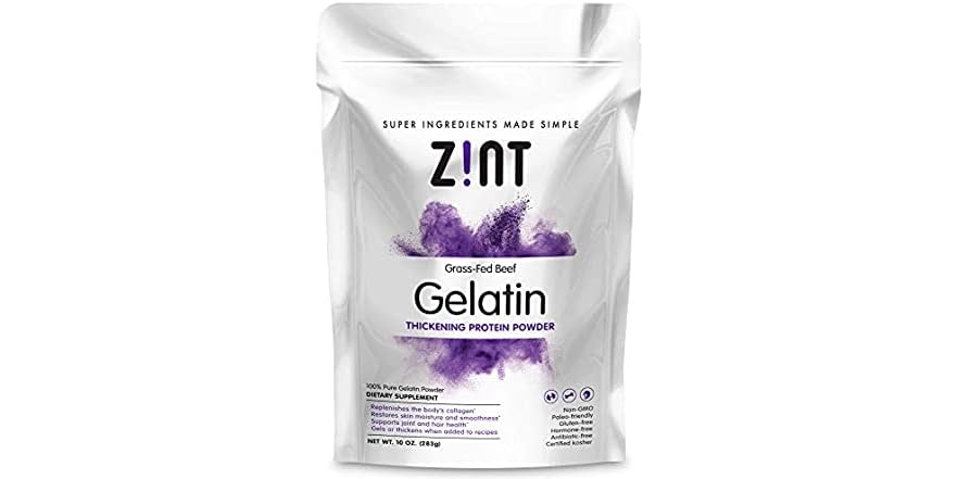 Zint Unflavored Gelatin Powder (10 Ounce)