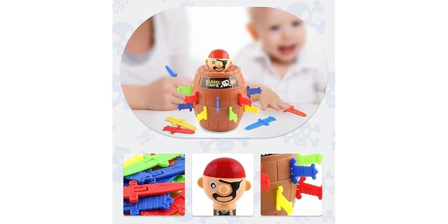 Pirate Popup Montessori Family Game