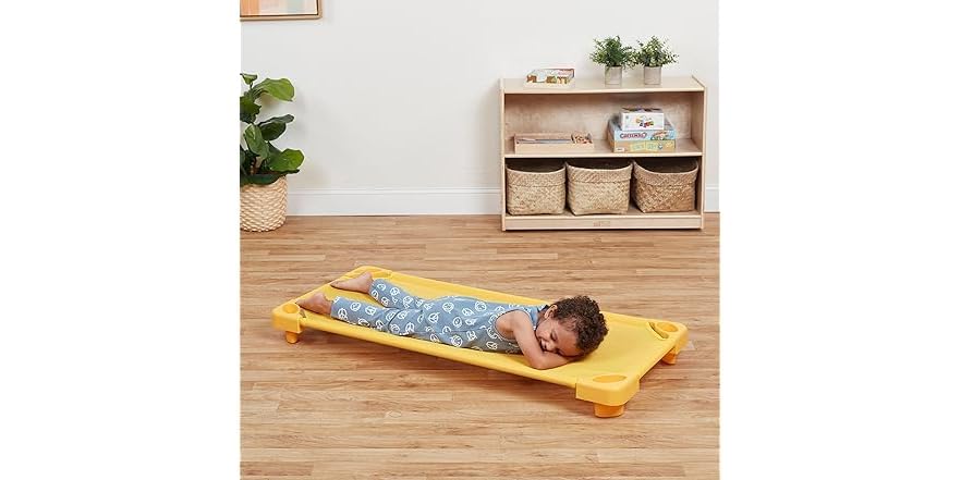 ECR4Kids Stackable Kiddie Cot, Standard