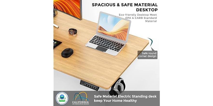 SMUG Standing Desk, 55 x 24 in, Electric