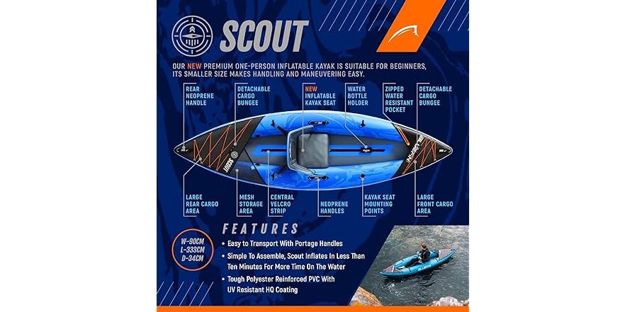 Bluefin Scout Inflatable Kayak