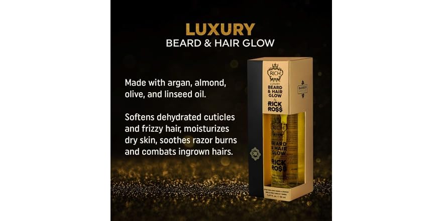 Rick Ross Beard & Hair Glow 2 Pack