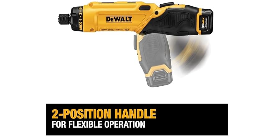 DEWALT 8V MAX Cordless Screwdriver Kit
