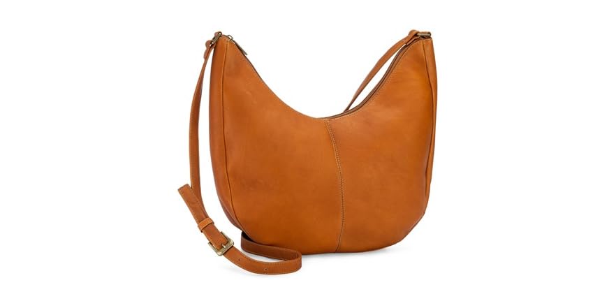 Le Donne Leather Half Moon Crossbody