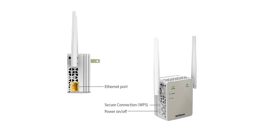 Netgear AC1200 Wi-Fi Range Extender 2-Pack