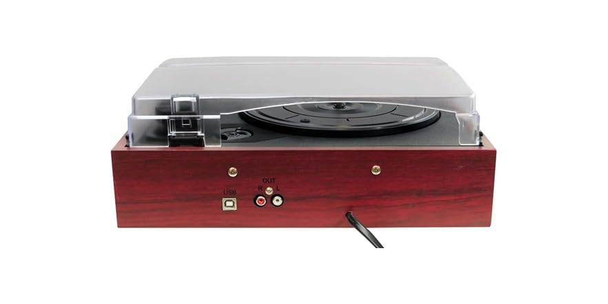 Pyle Retro Turntable w/Vinyl-to MP3