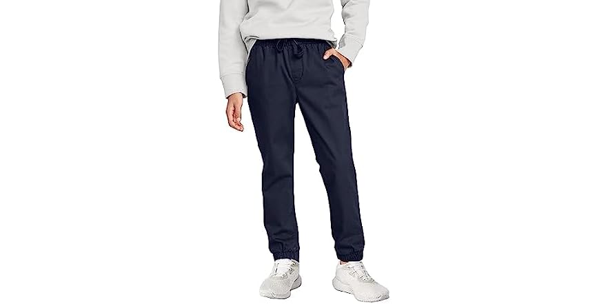 Boy's Classic Stretch Twill Joggers