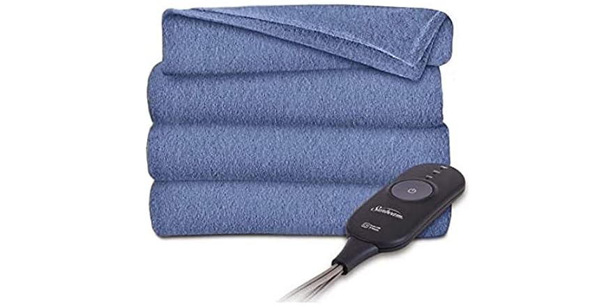 Sunbeam Heated Electric Throw Blanket