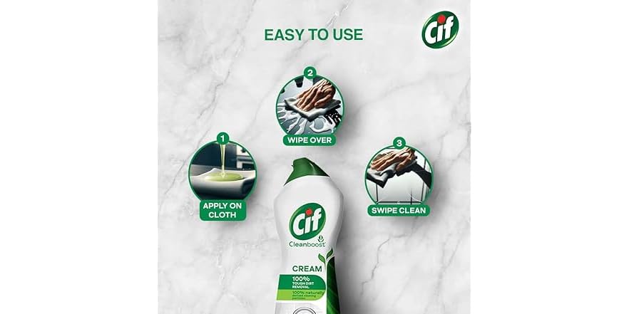 (4-Pack) Cif Professional Cream Cleaner