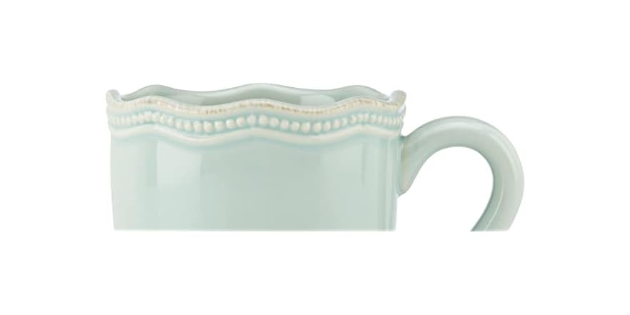 Lenox Blue French Perle Bead Ice Mug